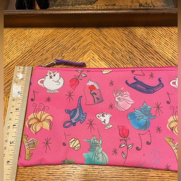 Disney | Bags | Disney Cosmetic Bag Beauty And Beast Sleeping Beauty ...